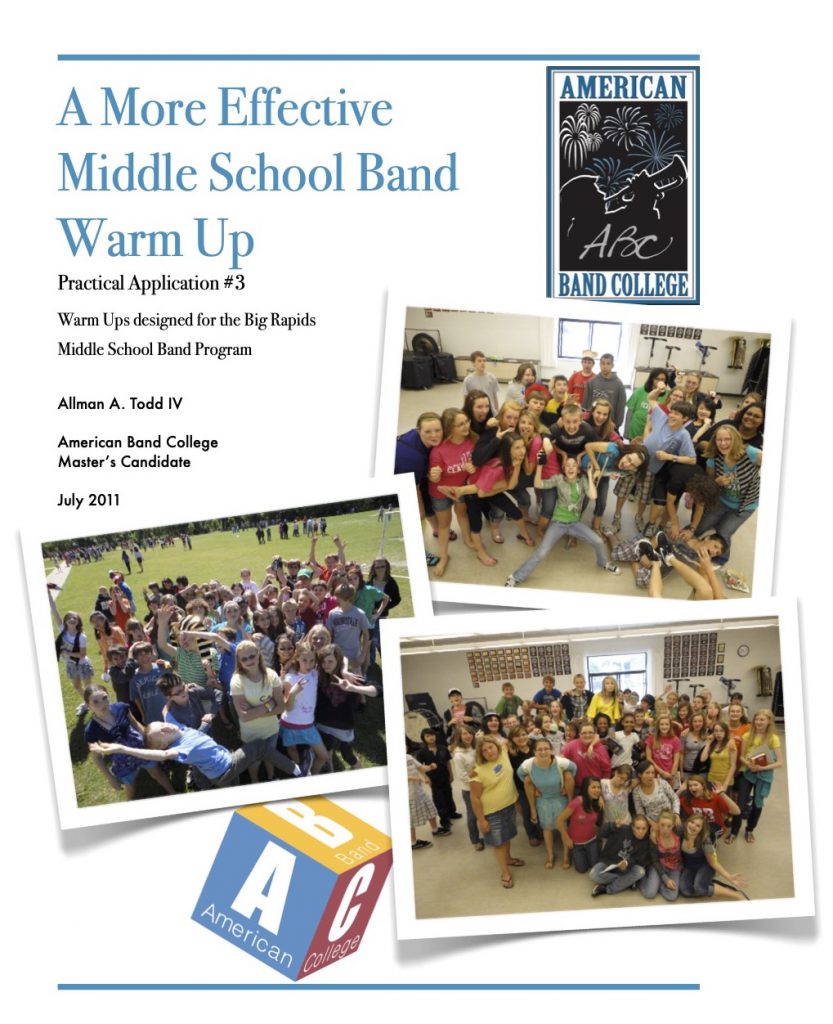 A More Effective Middle School Band Warm Up | Bandworld Magazine