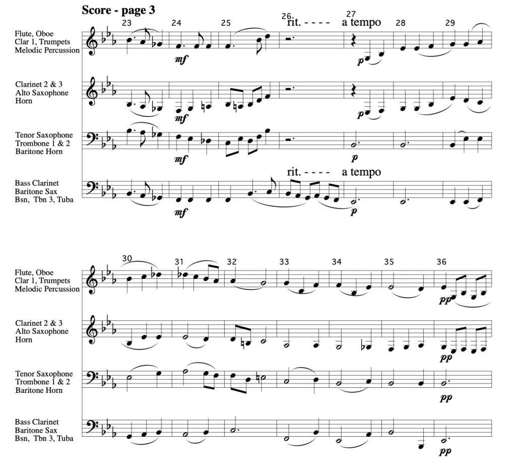 Chorale for Band – “Tier” | Bandworld Magazine